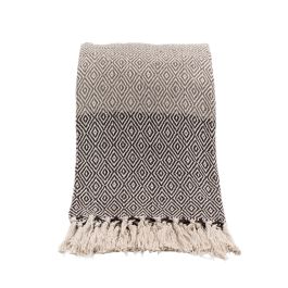 ROMVOS ΡΙΧΤΑΡΙ ΔΙΑΚΟΣΜΗΤΙΚΟ ΒΑΜΒΑΚΙ POLYESTER ΜΠΕΖ ΚΑΦΕ 180x240