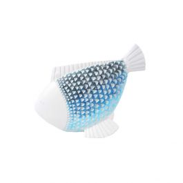CHROMIS ΔΙΑΚΟΣΜΗΤΙΚΟ ΨΑΡΙ POLYRESIN ΛΕΥΚΟ ΜΠΛΕ ΓΑΛΑΖΙΟ 23x8x18