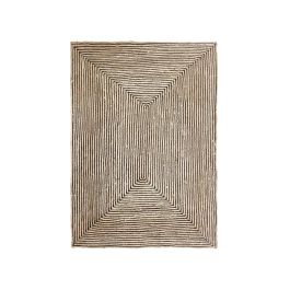 MAMBA ΧΑΛΙ ΣΑΛΟΝΙΟΥ 210x140cm ΓΙΟΥΤΑ ΦΥΣΙΚΟ ΜΑΥΡΟ