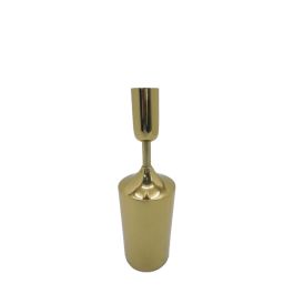 ARIA ΚΗΡΟΠΗΓΙΟ ΑΛΟΥΜΙΝΙΟ ΧΡΥΣΟ 7,5x7,5xH25,5cm Γιατί Maison σημαίνει σπίτι.