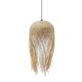 MANILA ΦΩΤΙΣΤΙΚΟ ΟΡΟΦΗΣ 40x40x70cm RATTAN ΦΥΣΙΚΟ